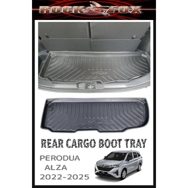 PERODUA ALZA 2022-2025 ABS Car Boot Tray Luggage Cargo Trunk Tray ...