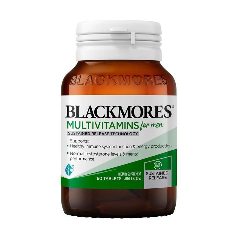 Blackmores Multivitamin For Men Sustained Release 60 Tablets (Exp 10/2025) | Shopee Malaysia