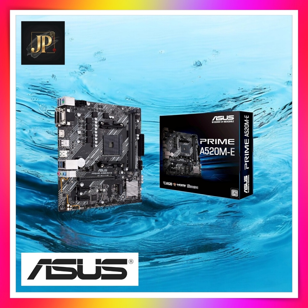 ASUS AMD A520 Socket AM4 Motherboard PRIME A520M-E【MicroATX】 | Shopee ...