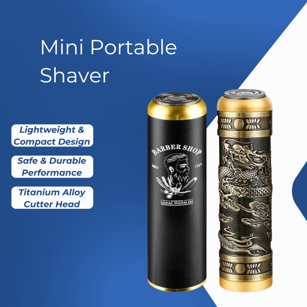 KM-T8 Mini Men Electric Shaver Wet and Dry Use USB Rechargeable ...