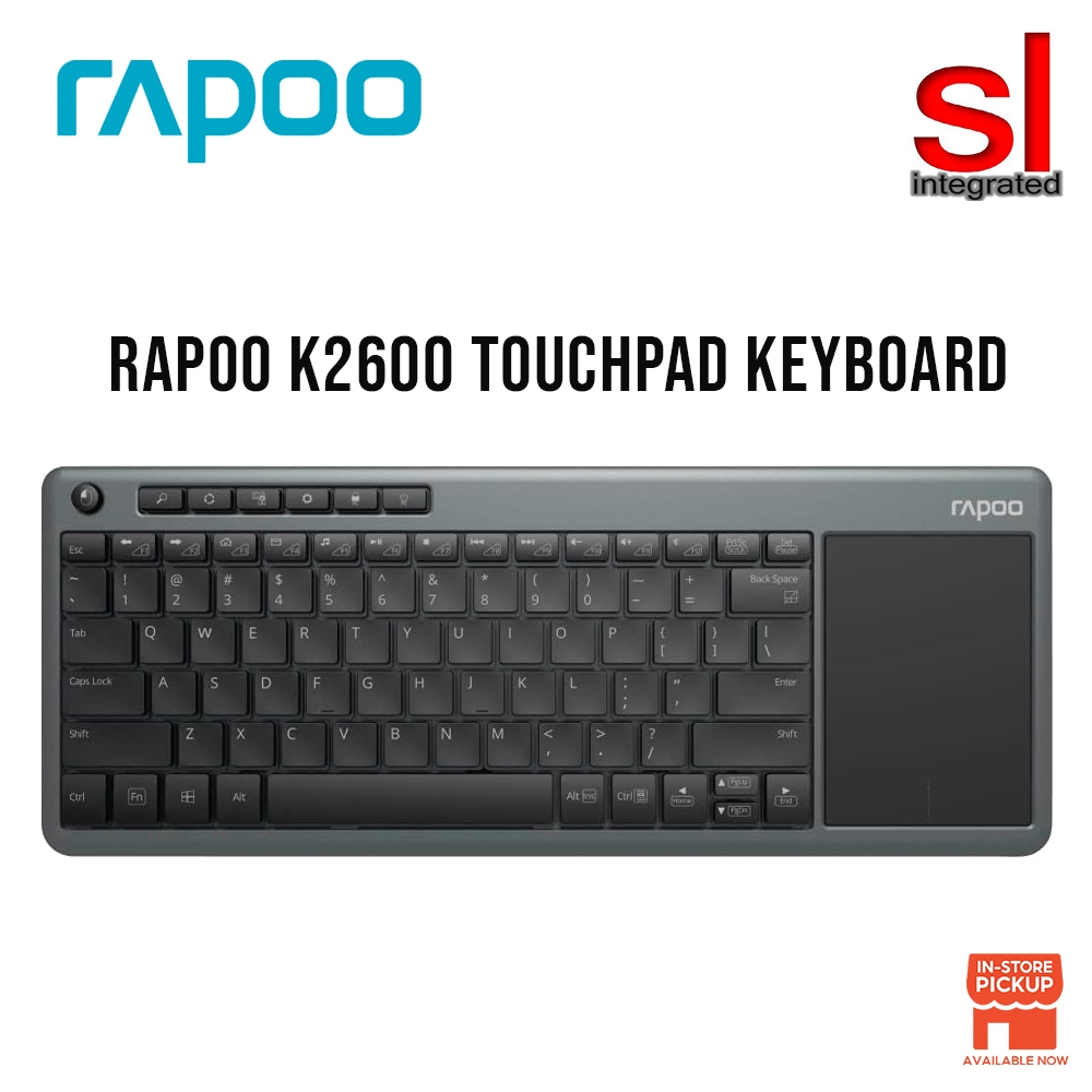 Rapoo K2600 Wireless Keyboard with Touchpad | Shopee Malaysia