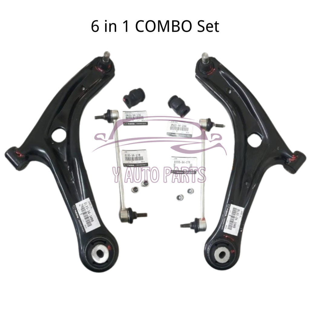 [6 IN 1 COMBO SET] Mazda Thailand Front Lower Arm / Stabilizer Link ...