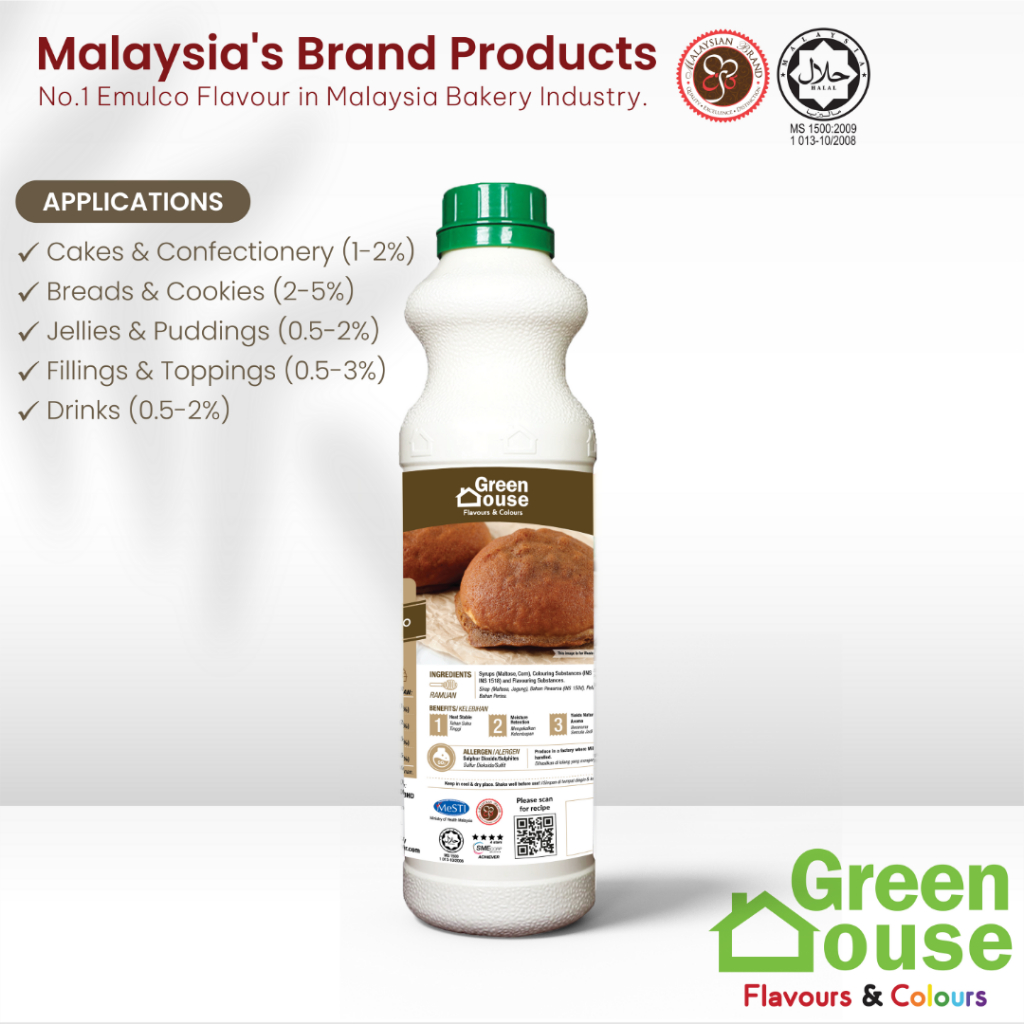 Coffee Emulco Green House Flavour Perisa Pewarna Makanan [HALAL ...