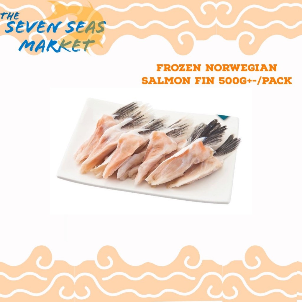 [HALAL] FROZEN NORWEGIAN SALMON FIN 500g/pack 挪威三文鱼鱼鳍 | Shopee Malaysia