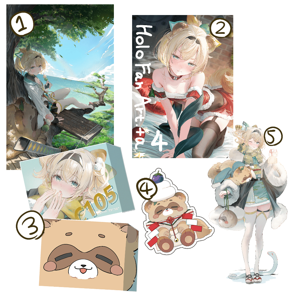 [PO - Limited] hololive Kazama Iroha C105 Goods Set by Bouzumi | Shopee Malaysia