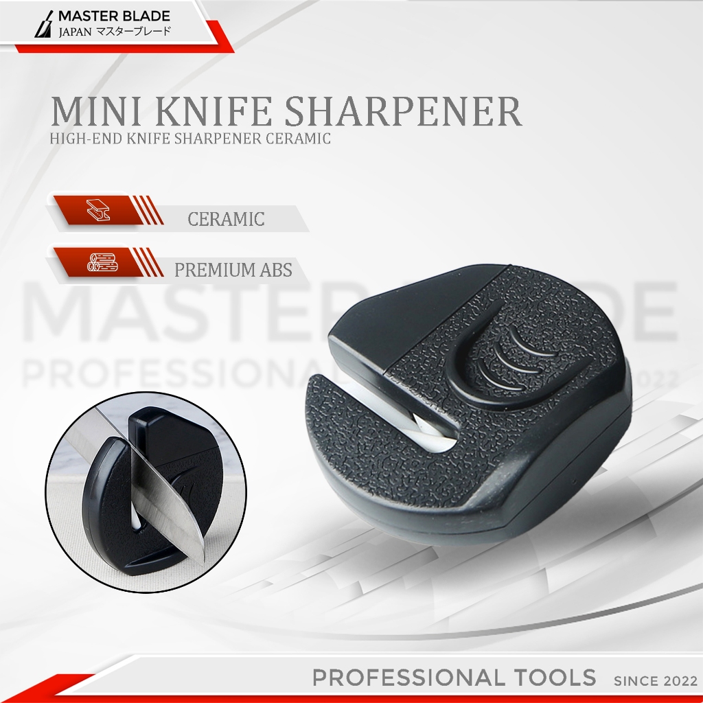 MASTER BLADE Knife Sharpener Ceramic Fast Portable Knife Sharpening ...
