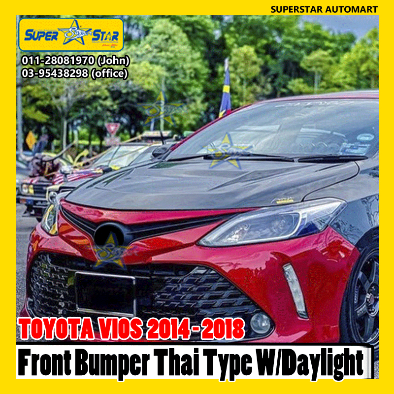VIOS KELI NCP150 COVERT THAILAND BUMPER THAI DEPAN SET PROJECT BUMPER ...
