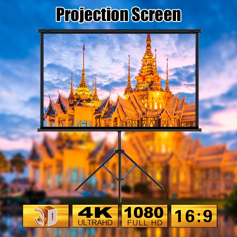 Projector Accessories Ultra HD Projector Screen bracket screen | Shopee ...