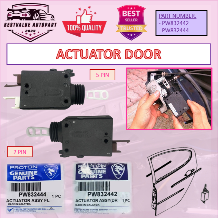 💫MALAYSIA STOCK💫PROTON GEN 2 GEN2 PERSONA ACTUATOR DOOR INNER LOCK ...