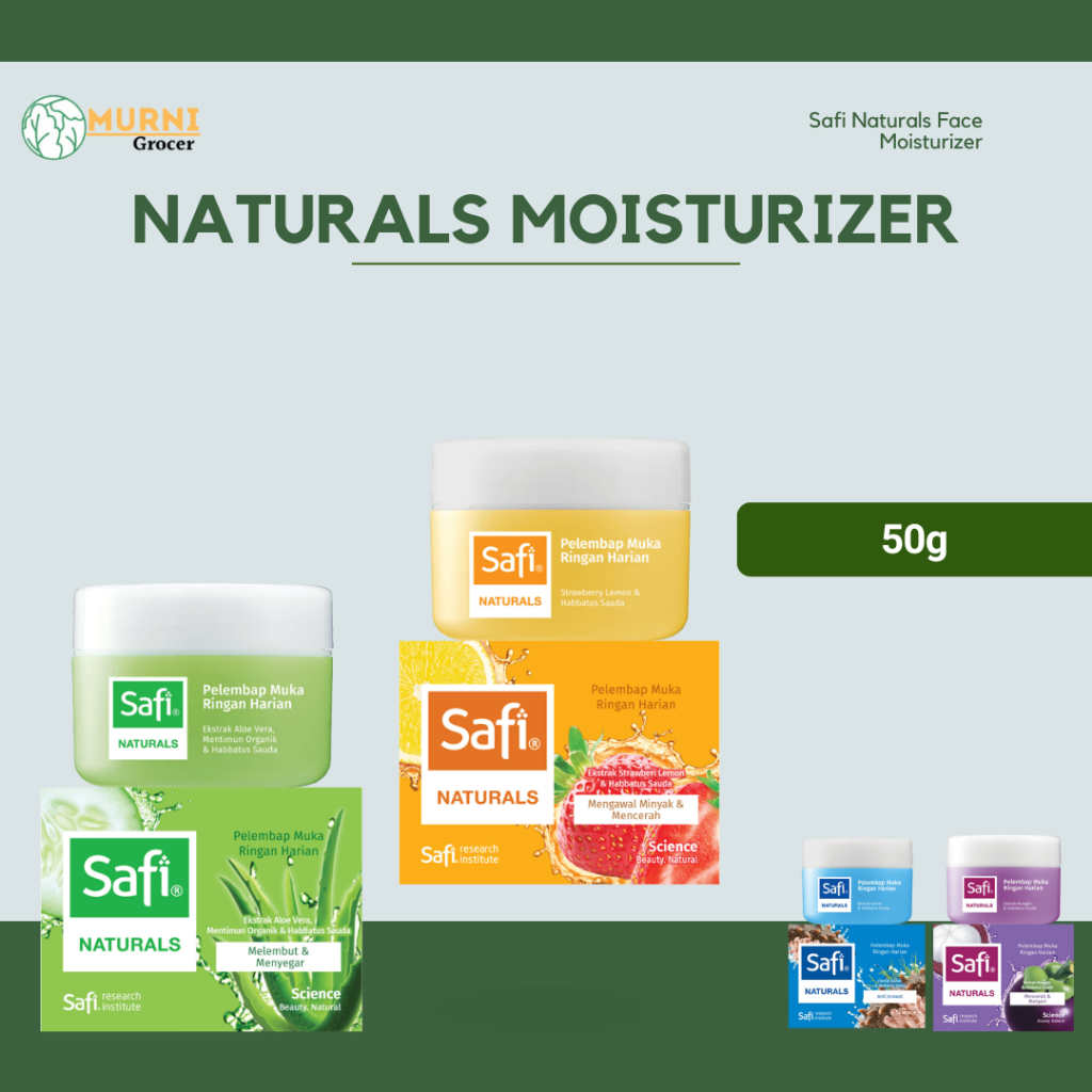 Safi Naturals Face Moisturizer / Pelembap Muka Mangosteen / Gamat ...