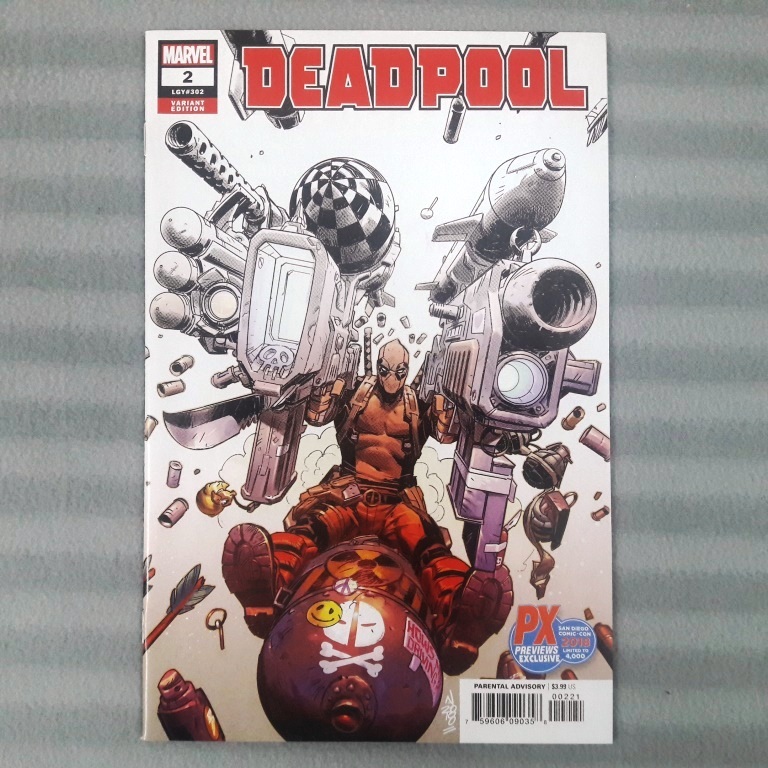 Deadpool #2 SDCC Variant (5th Series) Marvel Comics (HTF) X-Men ...