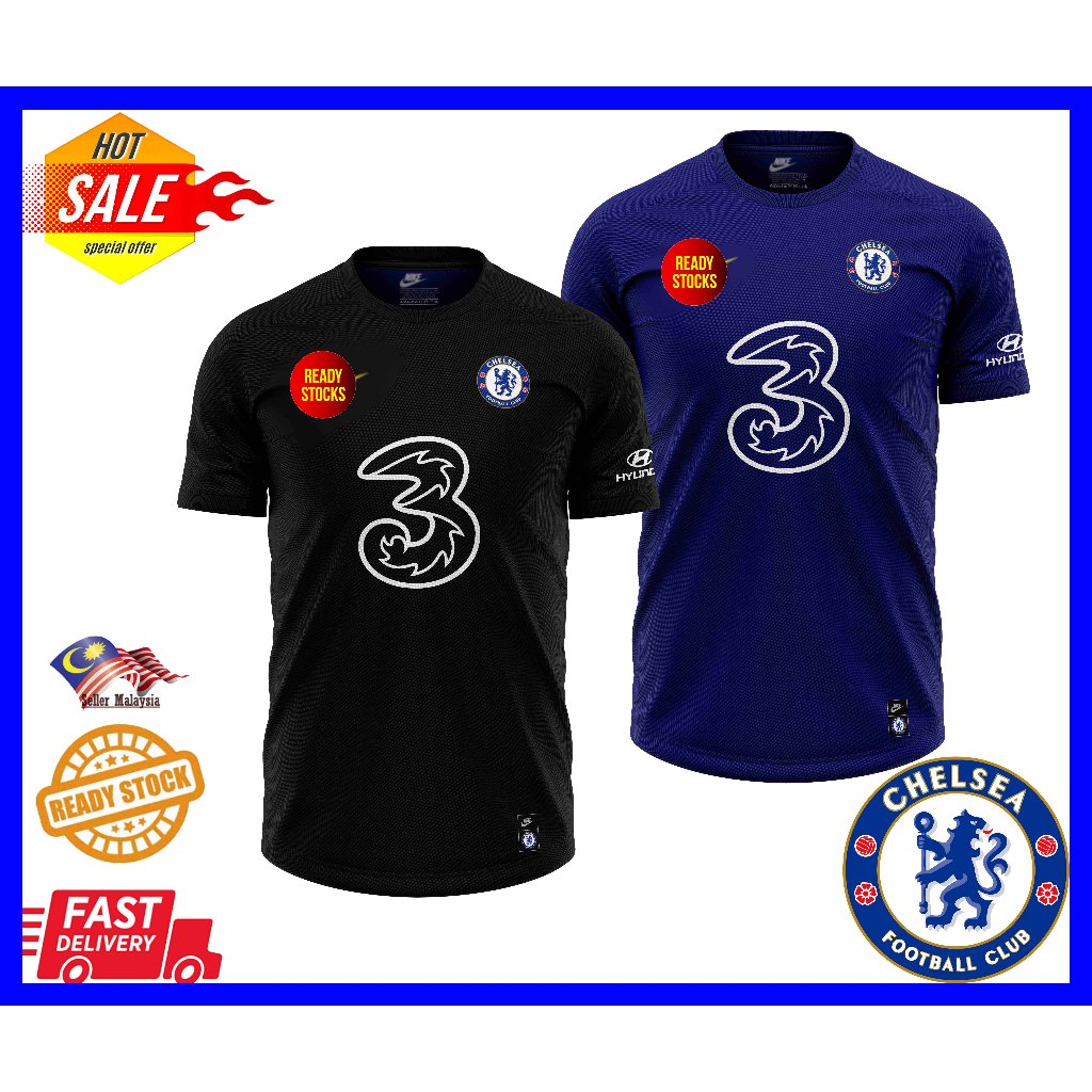 Chelsea Home Away 3rd Third Kit Football Jersey Kit Shirt Soccer Jersey ...