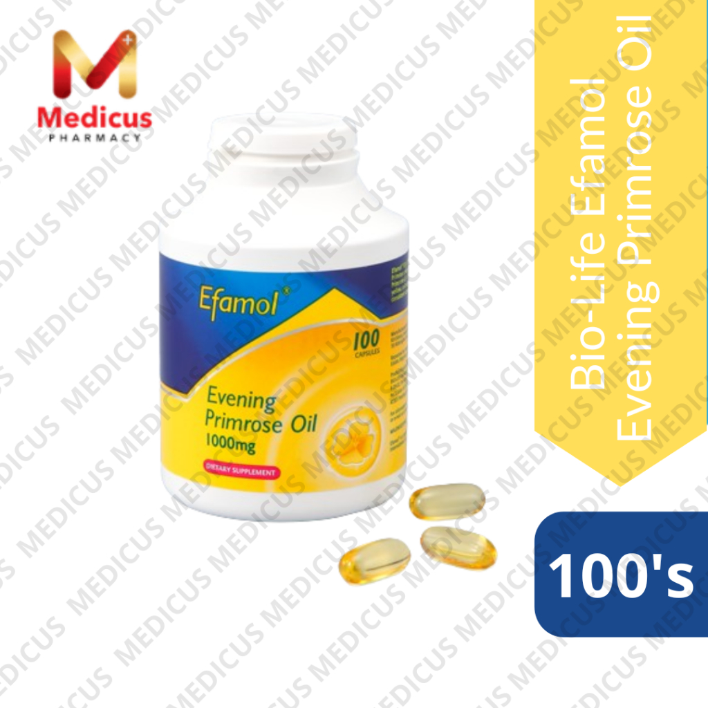 Bio-Life Efamol Evening Primrose Oil 100's (Exp: 10/2025) | Shopee Malaysia