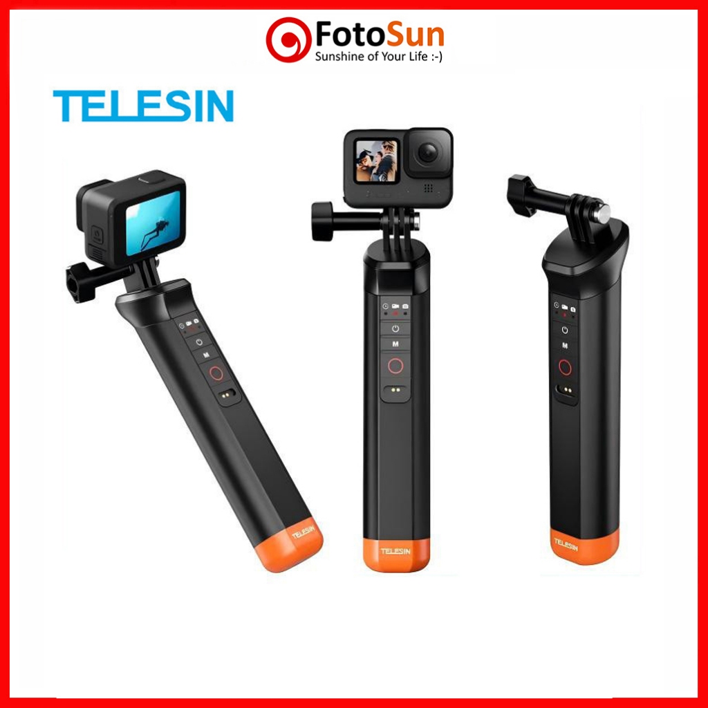 Telesin remote control floating grip for Gopro Hero 13 , 12, 11, 10 ...