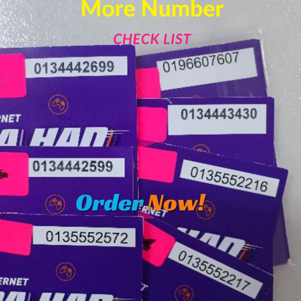 VVIP mobile Prepaid Number*AAAA*ABC*ABCD TYPE* | Shopee Malaysia