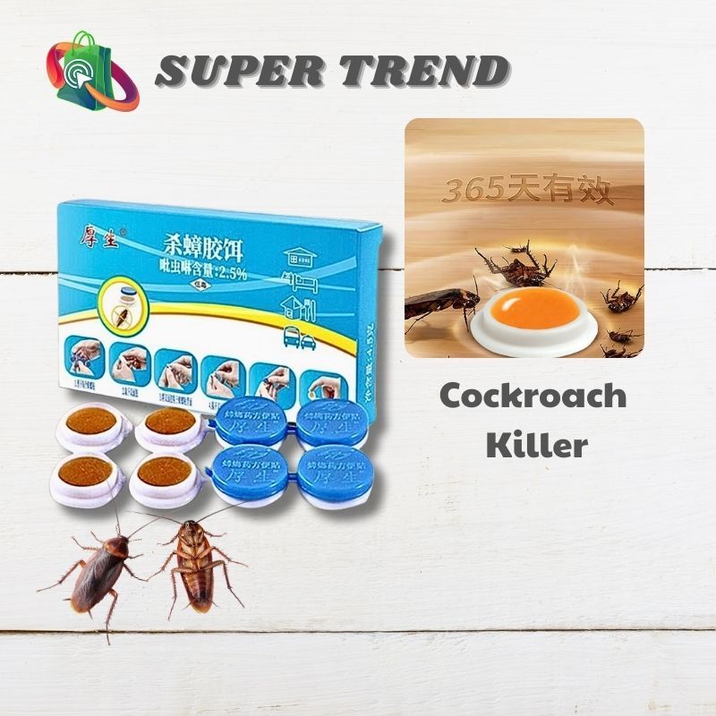 Cockroach Killer Gel Bait 8pcs Power Ubat Racun Lipas Cockroach ...