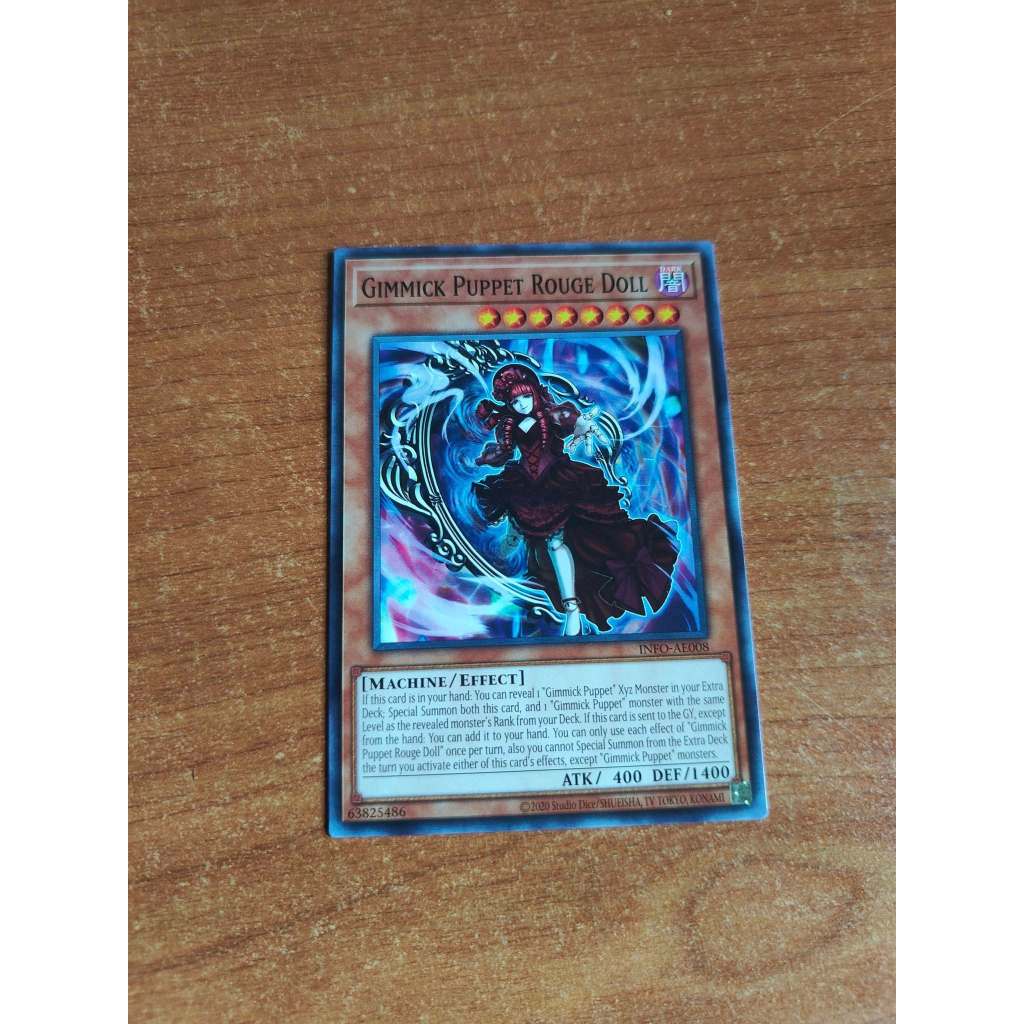 Yugioh : INFO-JP008 INFO-AE008 Gimmick Puppet Rouge Doll (N/R) | Shopee Malaysia