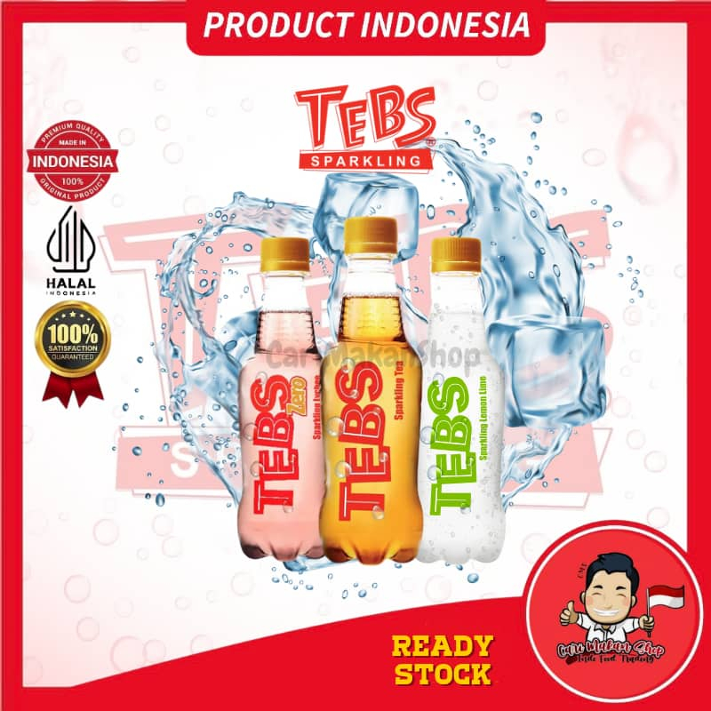 Sosro Tebs Sparkling Tea Drink Product Indonesia Mix Fruit Soda Lemon Lime Lychee Zero Teh Botol ...