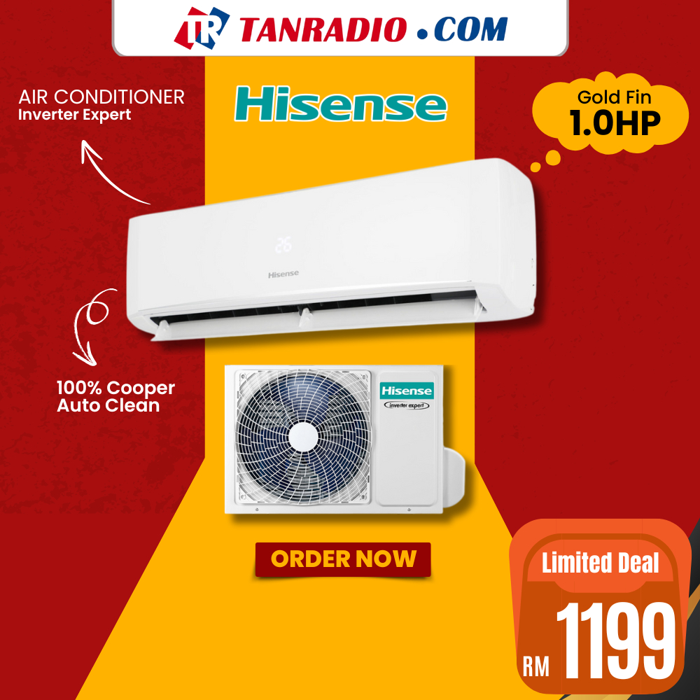 Hisense Midea Air Conditioner 1HP&1.5HP- Inverter Cooling WiFi Energy ...