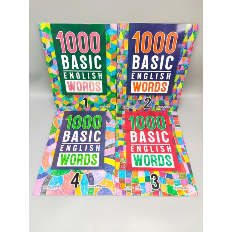 1000 Basic English Words 4 Books Complete Set | Shopee Malaysia