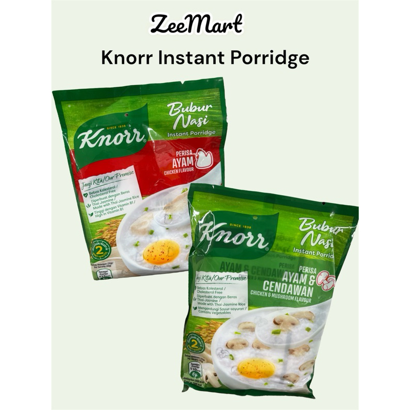 Knorr Instant Porridge Bubur Nasi Instant 32gram/paket | Shopee Malaysia