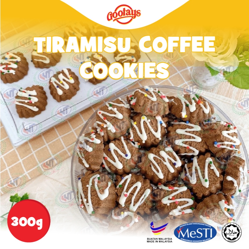 [Premium Cookies] Tiramisu Coffee Halal Cookies Biskut Tiramisu Biscuit ...