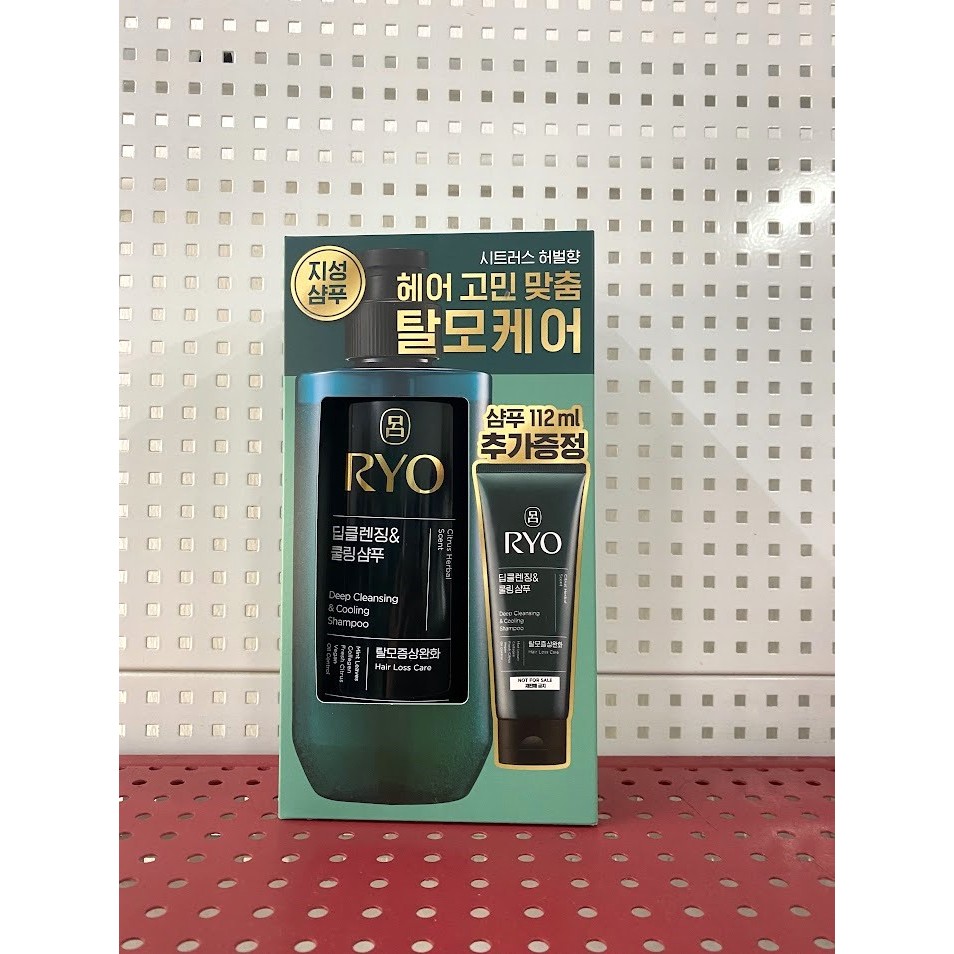 Ryo Deep Cleansing & Cooling Shampoo 480ml +112ml (2024 Upgrade Version ) | Shopee Malaysia