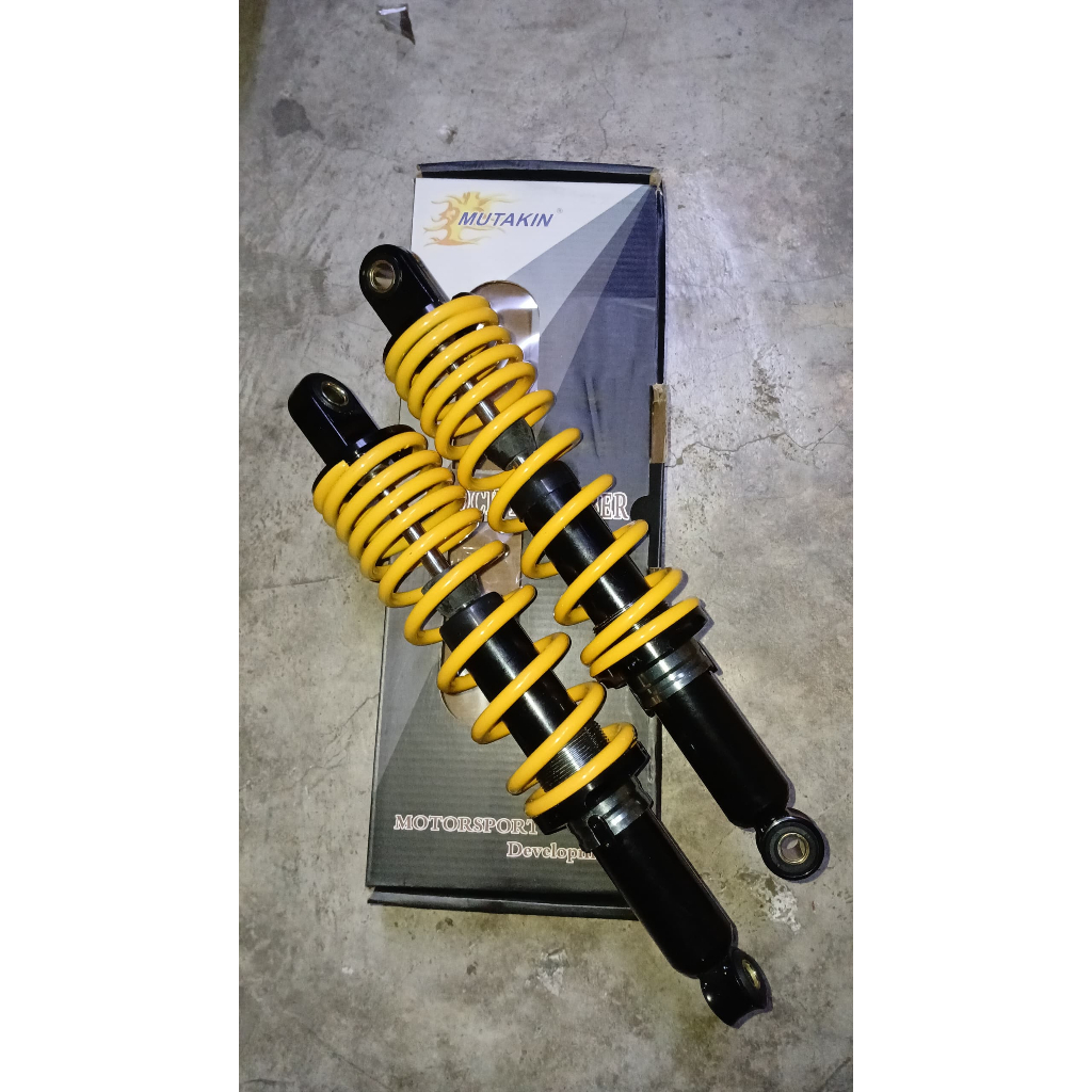 ABSORBER REAR MUTAKIN EX5/WAVE110/WAVE125/WAVE100/SMASH/SHOGUN YELLOW ...