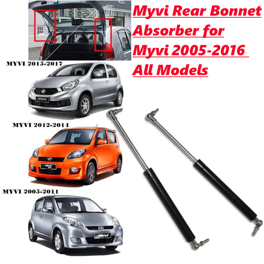 1pair 2pcs Perodua Myvi Rear Bonnet Absorber Damper Absorber Myvi Old ...