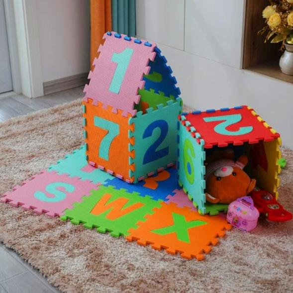 (26 /10 /36 pcs) Baby Playmat Foam Play Mat Floor Mat Alphabet Number ...