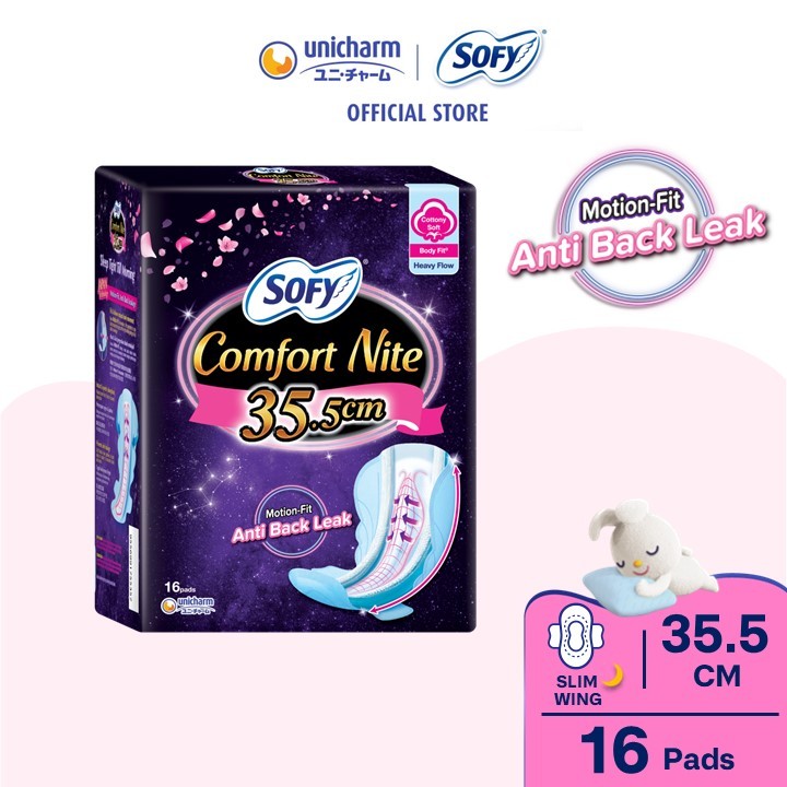 SOFY Body Fit Night Slim Wing 35.5cm x 16 Pcs | Shopee Malaysia