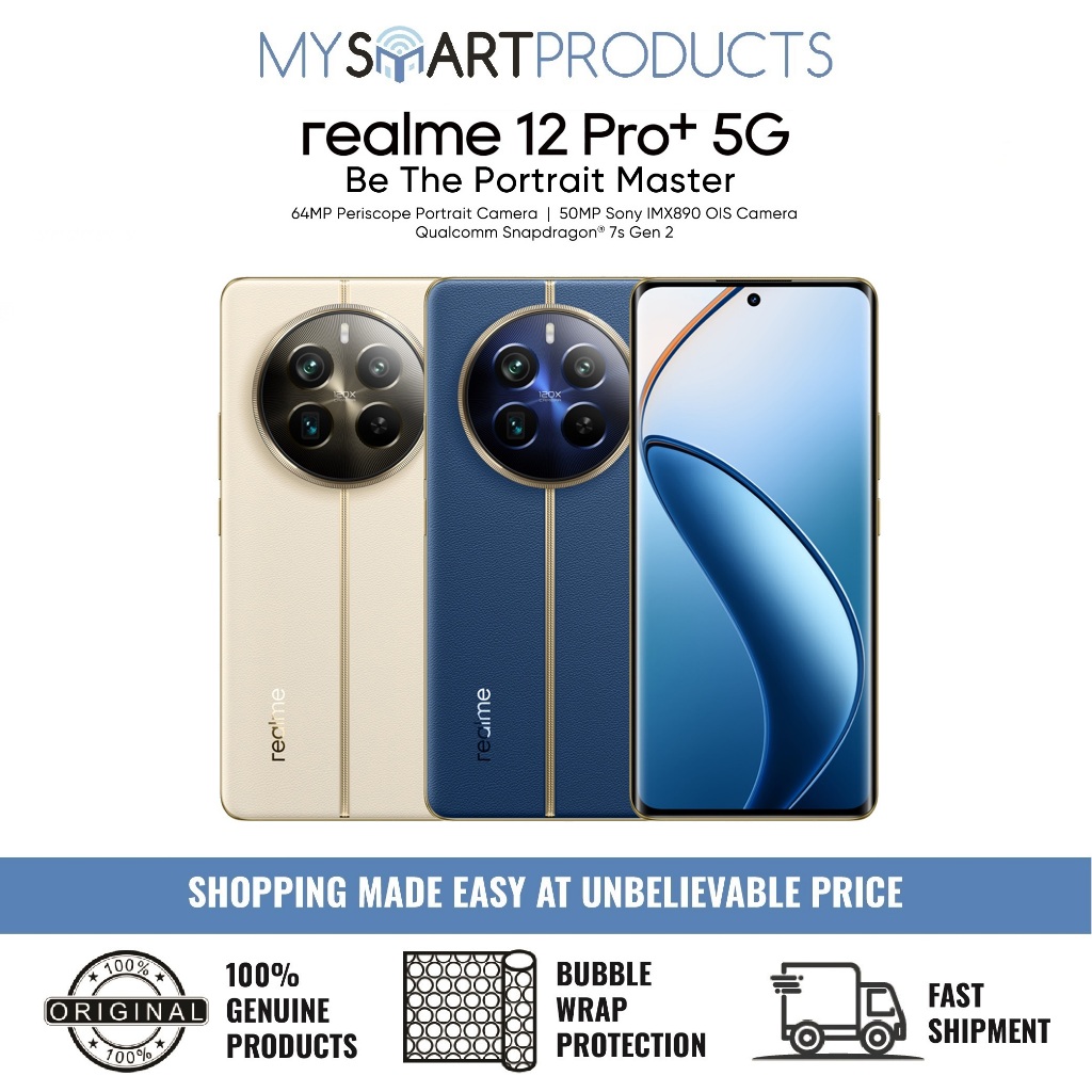 Realme 12 Pro+ 5G (512GB)1 Year Realme MY Warranty | Shopee Malaysia