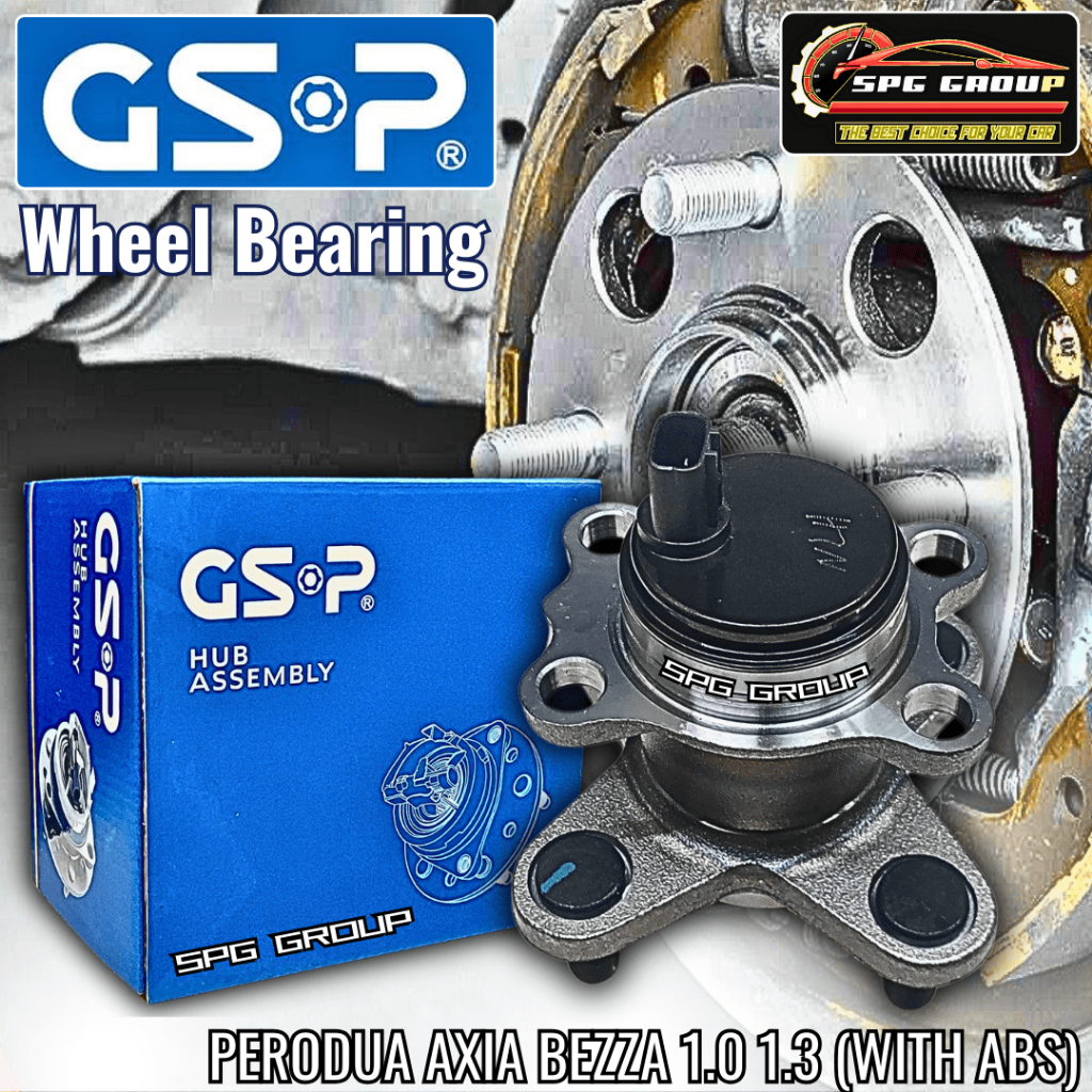 100% ORIGINAL GSP REAR WHEEL BEARING HUB PERODUA AXIA BEZZA (WITH ABS ...