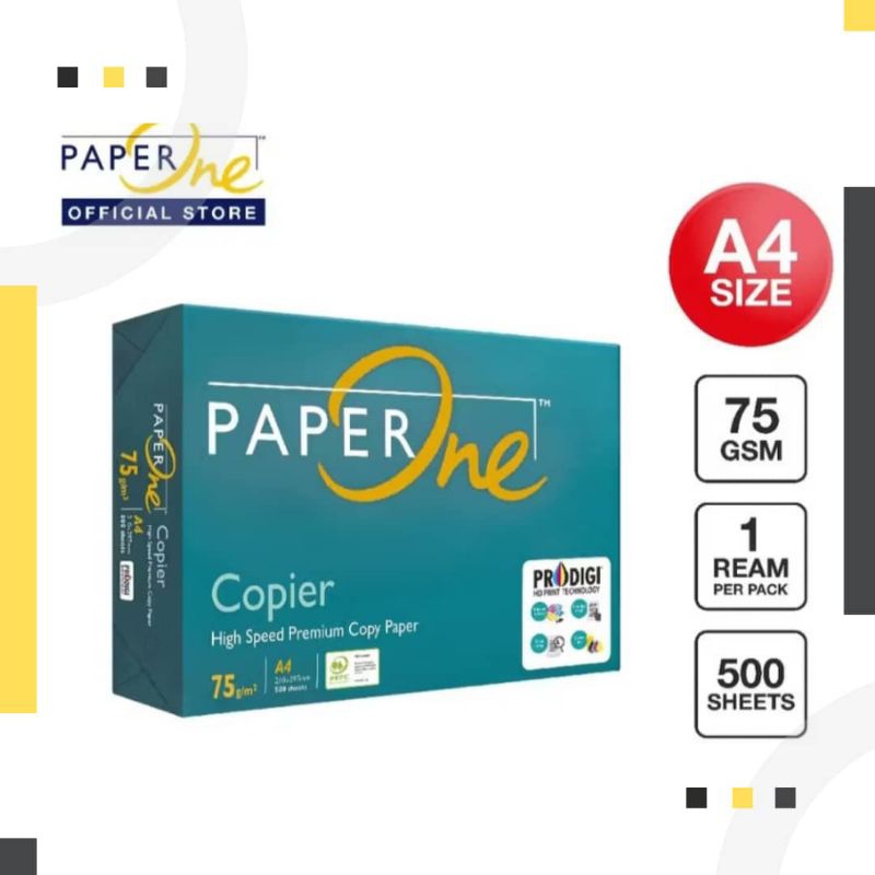 PaperOne A4 Paper 75gsm (500 Sheet/Ream) | Shopee Malaysia