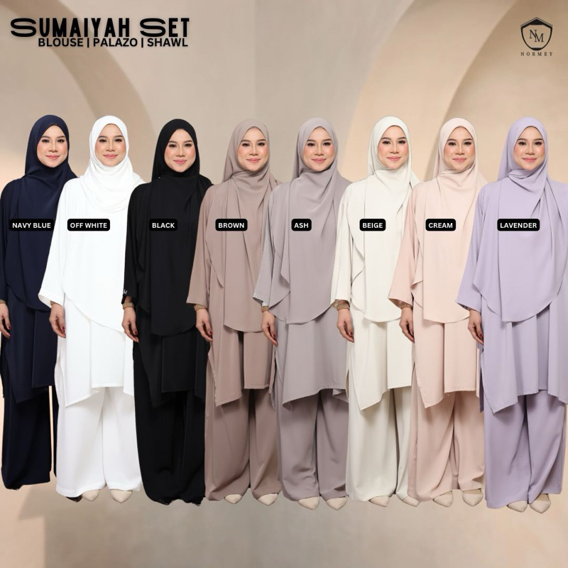 NORMEY Sumaiyah Set Series | Shopee Malaysia
