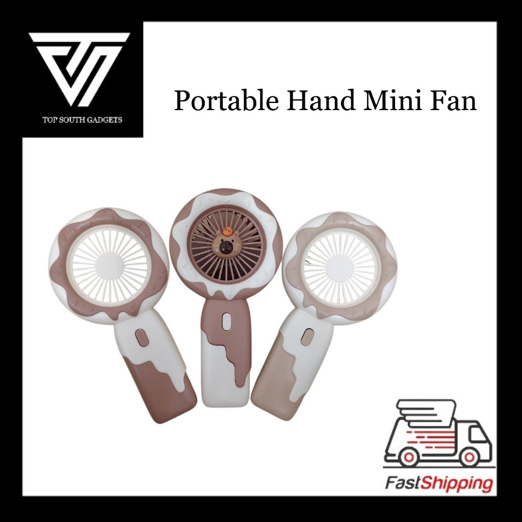 Kapibala Portable Hand Table Mini Clip Fan USB super Fan Charge Battery ...