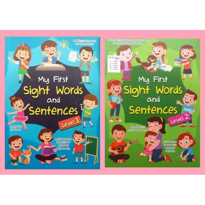 MY FIRST SIGHT WORDS AND SENTENCES for preschool beginner primary ...