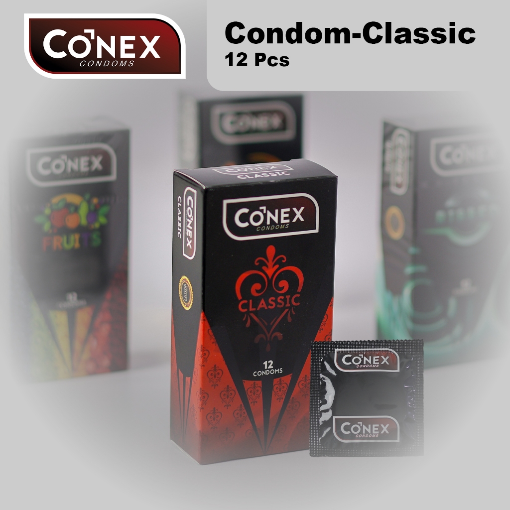 Conex Classic Condom. 12 Pcs / 3 Pcs Per Box.. | Shopee Malaysia