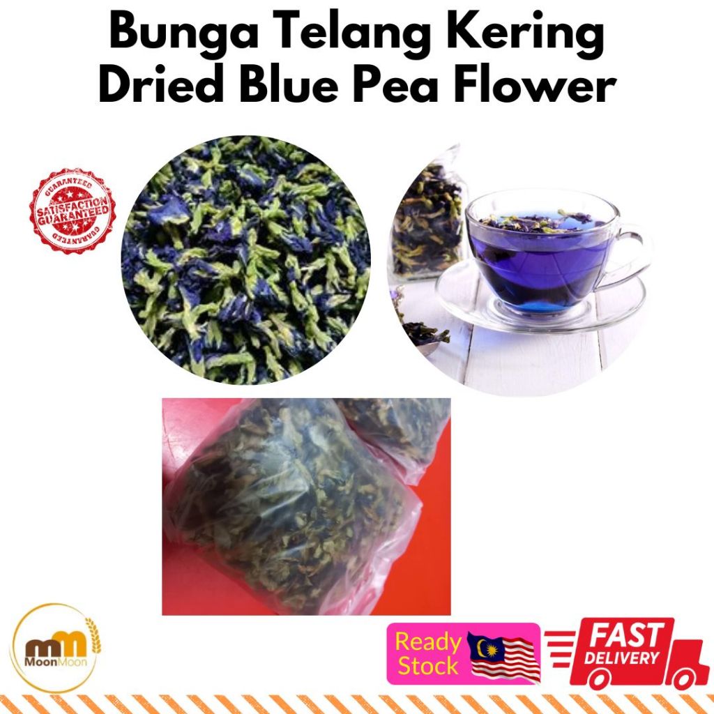 Bunga Telang Kering Dried Blue Pea Flower 30gm 150gm | Shopee Malaysia