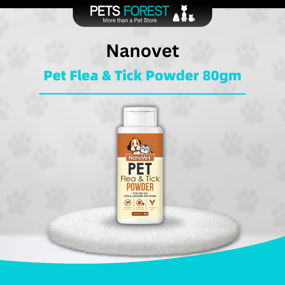 Nanovet Pet Flea & Tick Powder (80gm) | Shopee Malaysia