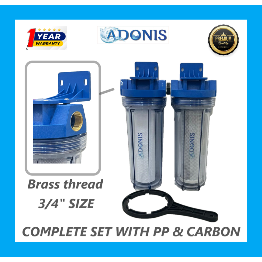 Double Pre Filter Housing Water Purifier System Suitable for indoor or ...
