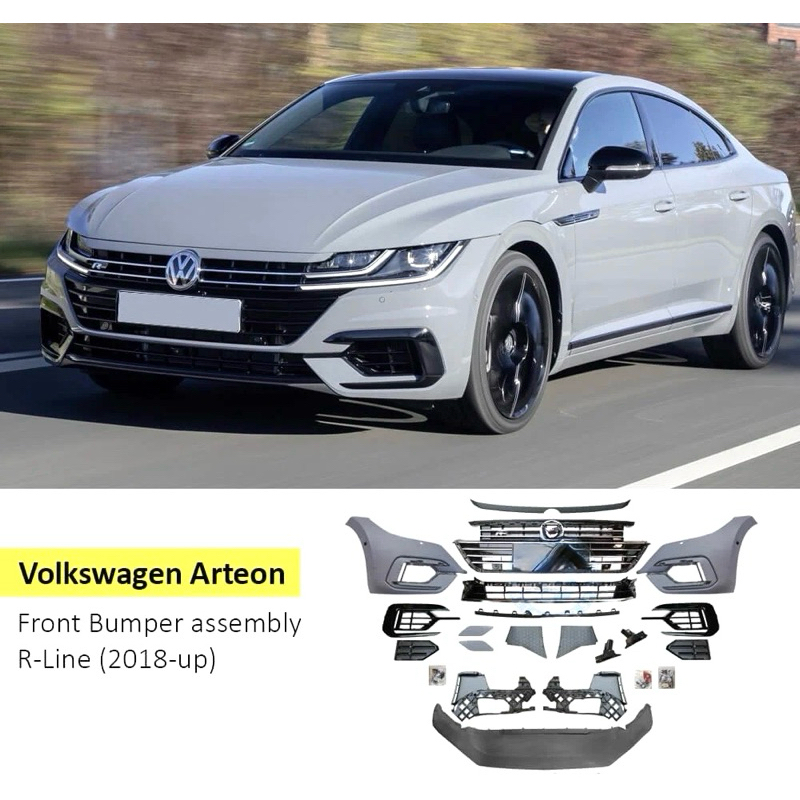 Volkswagen arteon 2019 2020 2021 2022 2023 2024 R line front bumper ...