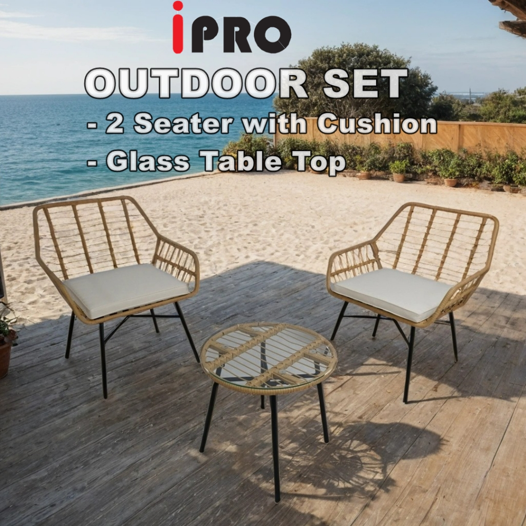 IPRO Outdoor Chair and Table set Balcony Garden Chair and Table Set ...