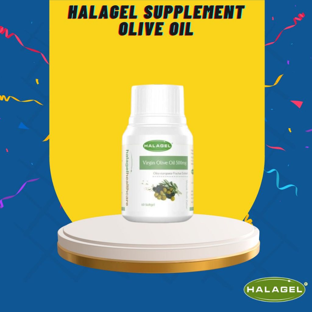 Halagel Virgin Olive Oil in Gelatine Softgel (60's) | Shopee Malaysia
