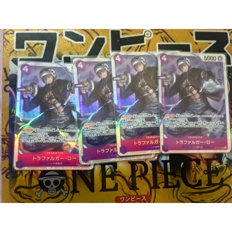One Piece Trading Card Game TCG Bandai Super Rare(SR) Trafalgar Law ST10-010 | Shopee Malaysia