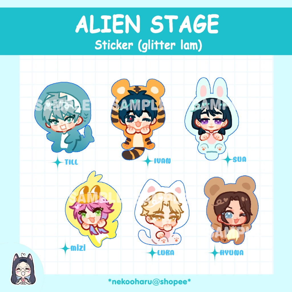 [Ready Stock] Alien Stage _ ALNST _ Stickers | Shopee Malaysia