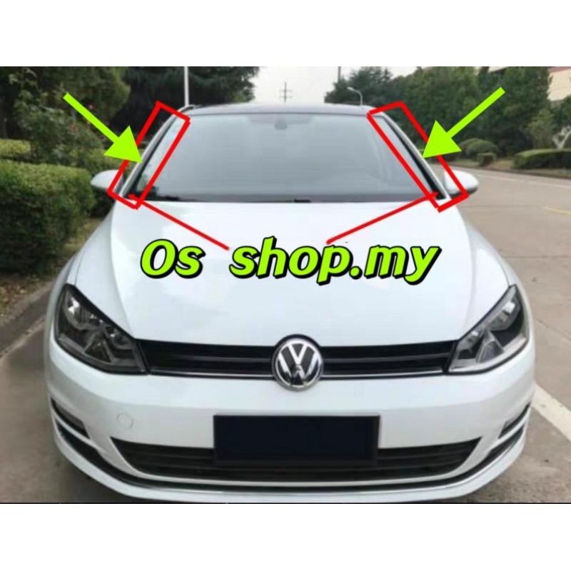 Volkswagen Golf Mk6 Mk7 Windscreen DRIP MOLDING SEAL TRIM A PILLAR ...