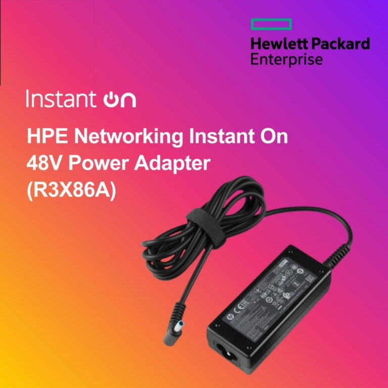HPE Networking Instant On 48V Power Adapter (R3X86A) | Shopee Malaysia