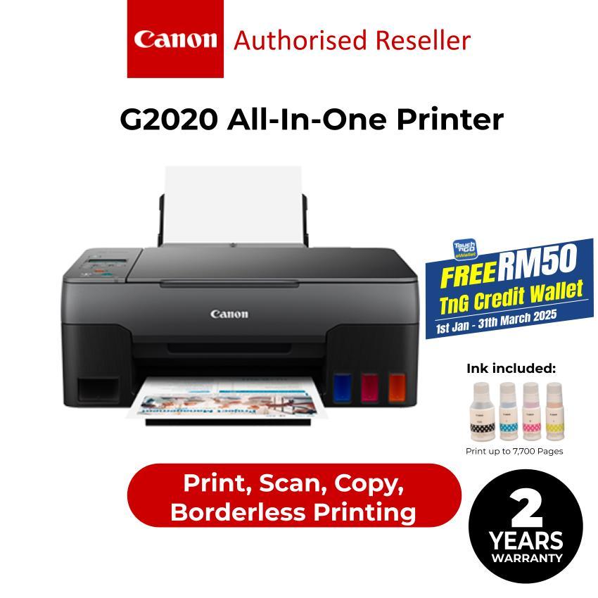 CANON Pixma G2020 Easy Refillable Ink Tank, All-In-One Printer Print ...