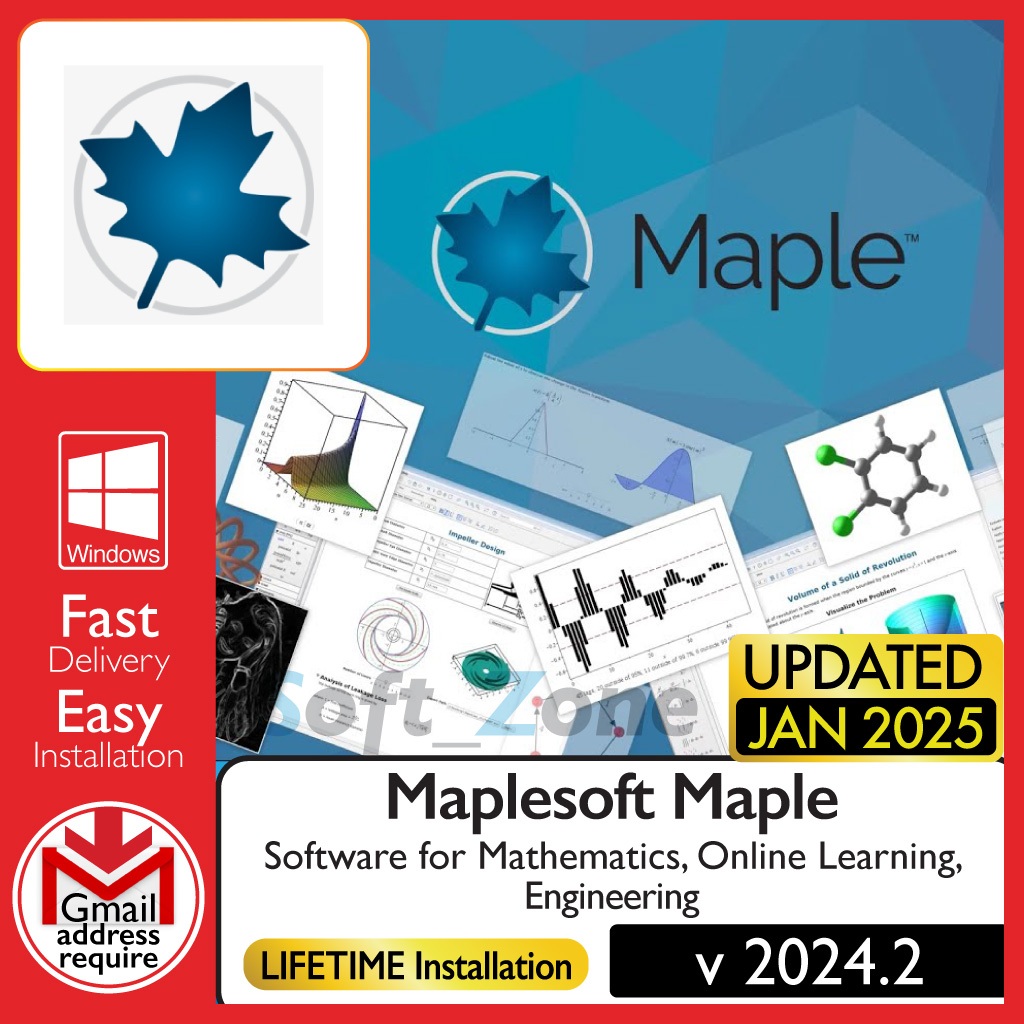 Maplesoft Maple 2024.2 - Software for Mathematics, Online Learning, Engineering [WINDOWS x64 ...